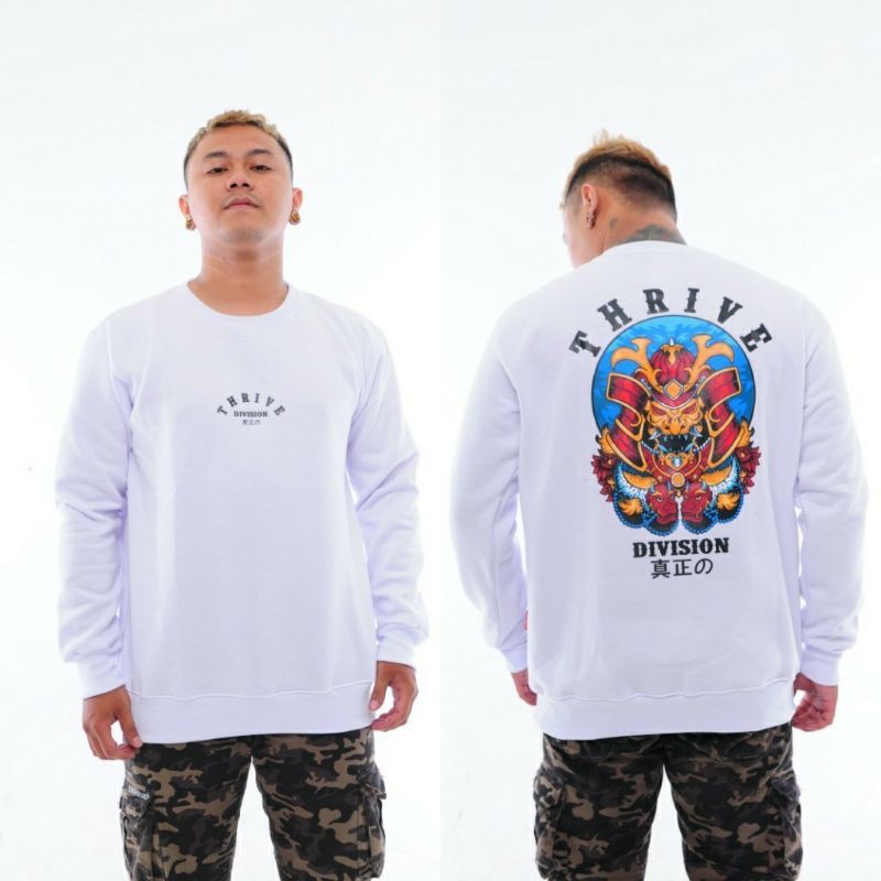 เสื้อแจ็คเก็ตเสื้อกันหนาวคอกลมแบบมีฮู้ดสไตล์ญี่ปุ่น Threve.Co Unisex ...