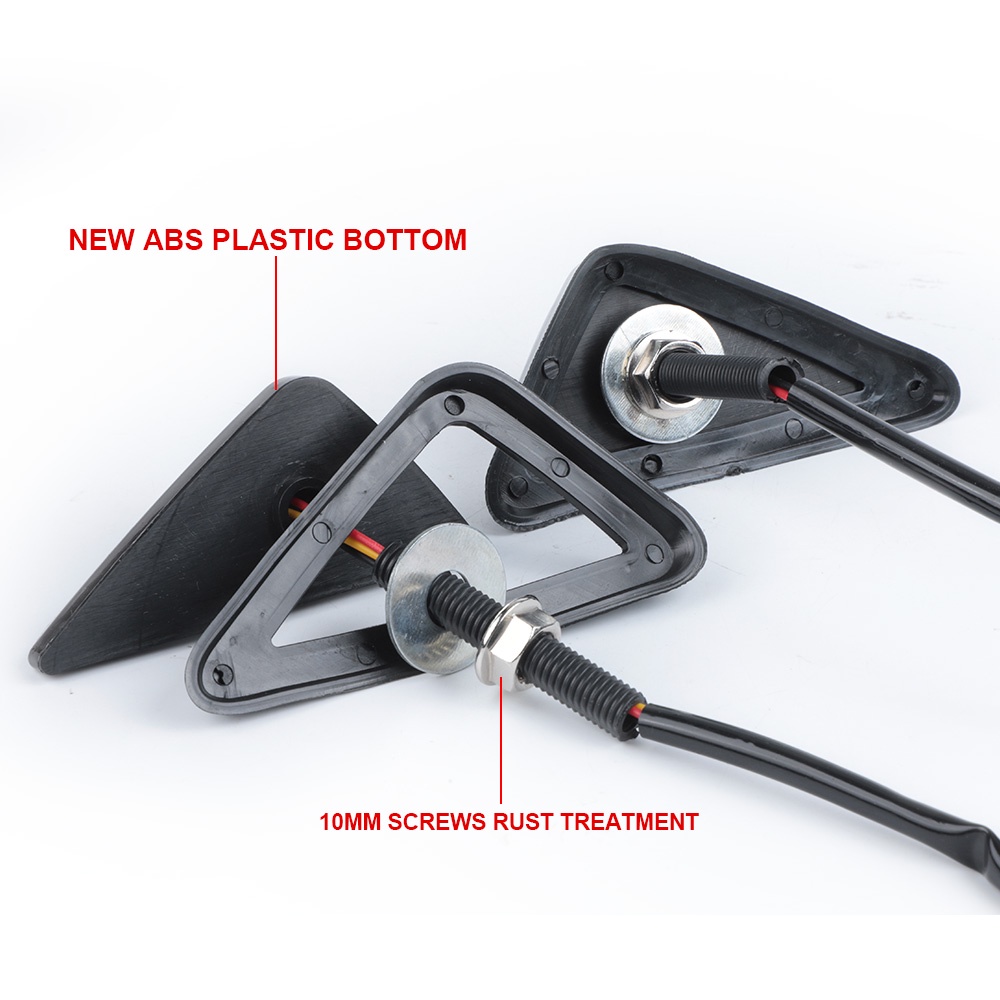 In StockLED Motorcycle Turning Signals Light Triangle Flush Mount ...