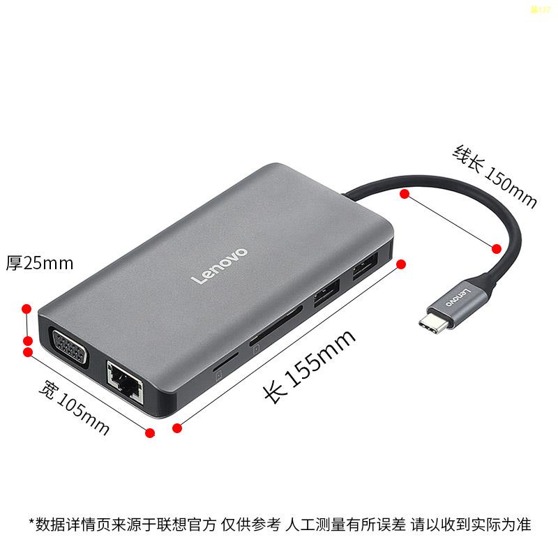 เหมาะสำหรับเดิม LX0801 เอ็กซ์แพนชันด็อก อินเทอร์เฟซ Type-c ไปยังตัวแปลง DHMI เป็น VGA แล็ปท็อป ...