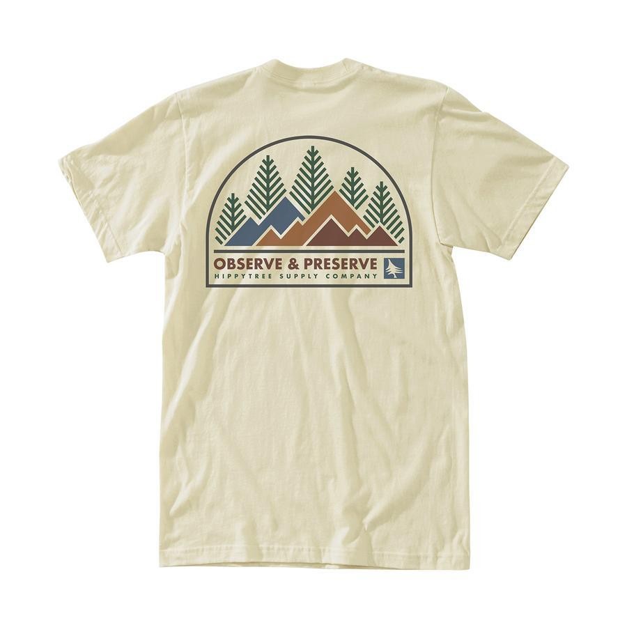 HIPPYTREE OBSERVATION TEE NATURAL เสื้อยืดแฟชั่น - cavemanstore - ThaiPick