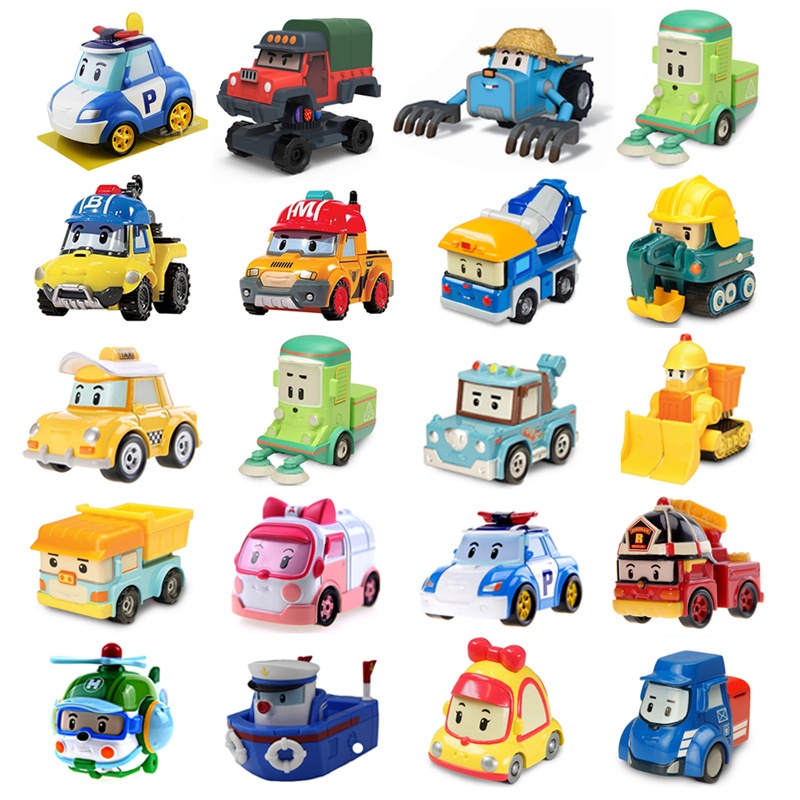 หม้อแปลง25 Style Robocar oli Korea kids Toys Robot oli Roy Haley Anime ...