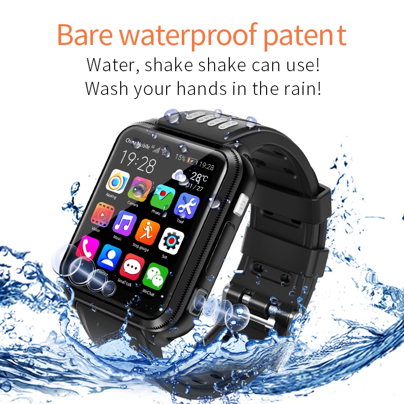 H1W5 4G GPS Wifi Location StudentKids Smart Watch Phone Android System ...