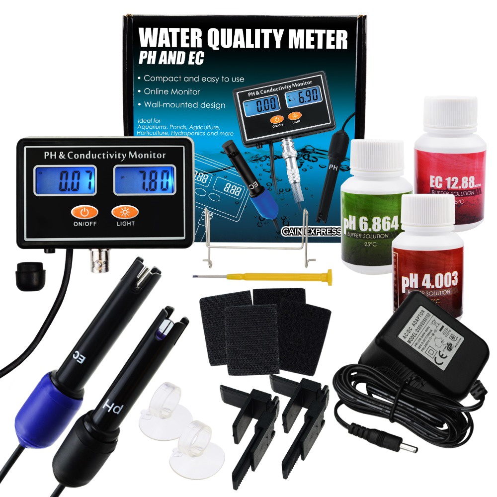 คุณภาพน้ำเครื่องตรวจจับOnline HEC Conductivity Monitor Meter Tester ATC ...