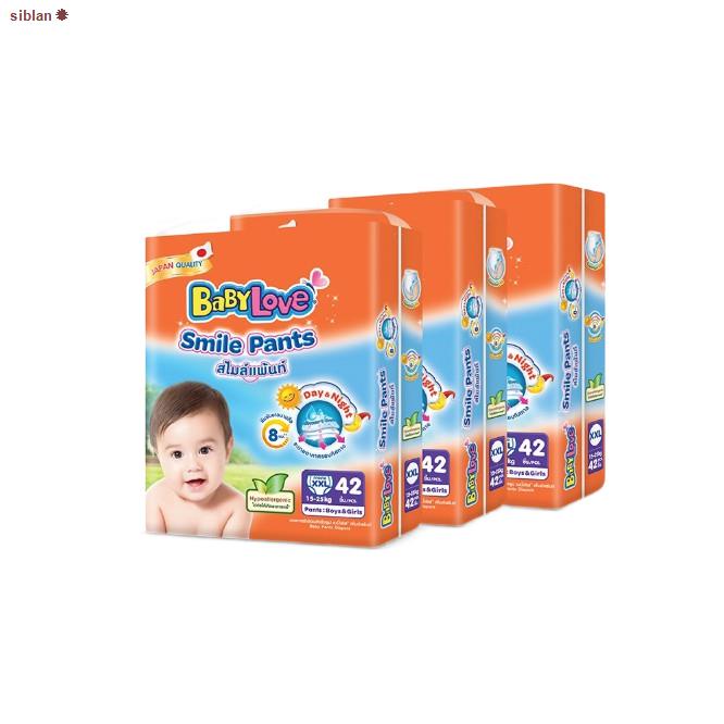 เตรียมจัดส่งเบบี้เลิฟ สไมล์ เพ้นส์ BABYLOVE SMILE PANTS ไซส์ M-L-XL-XXL ...