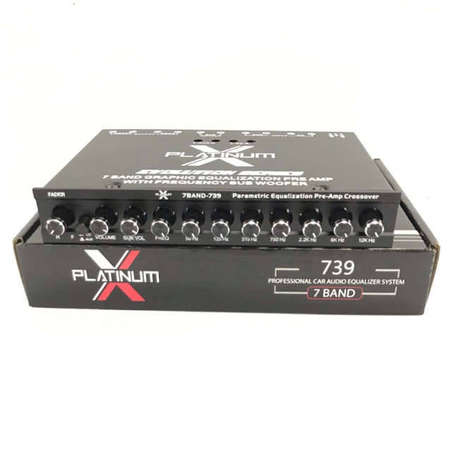 ปรีรถยนต์ PLATINUM 7 BAND รุ่น 739 | Shopee Thailand