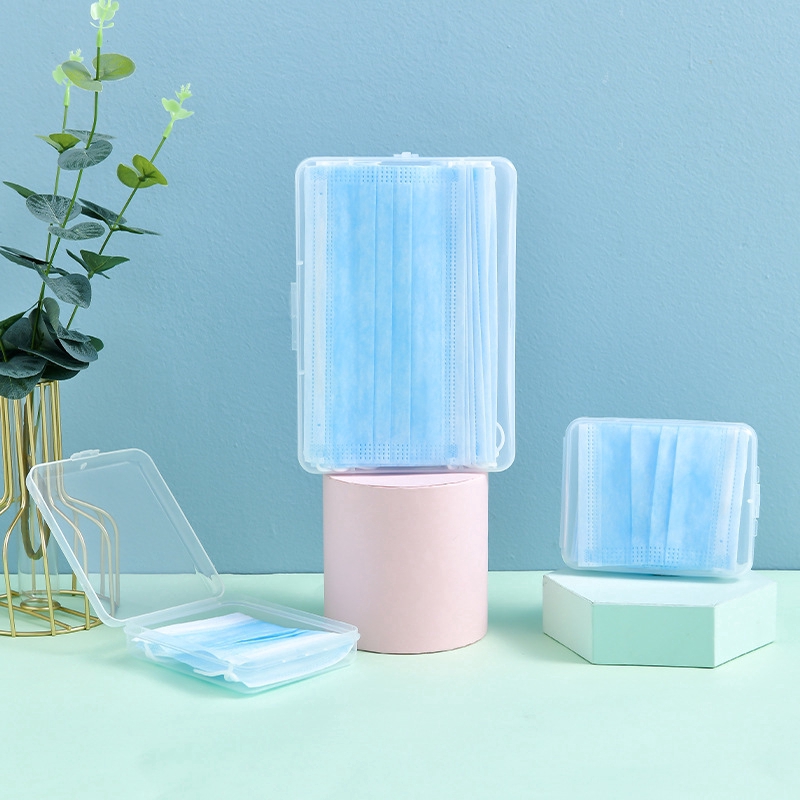 Plastic Storage Box Case for Disposable Mask Organizer Anti Dust ...