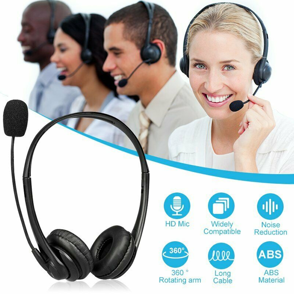 [READY STOCK] H11-USB Call Center Noise Cancelling Headset with ...