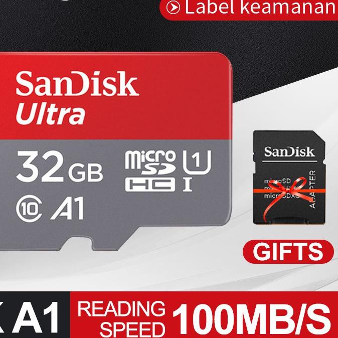Sandisk การ์ดหน่วยความจํา Micro sd 32 64 128 256GB CLASS 10 100Mbps - talun0mb0qc.th - ThaiPick