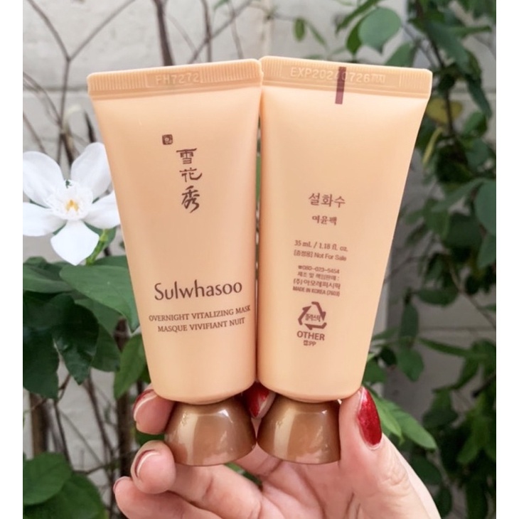 Sulwhasoo Overnight Vitalizing Mask Masque Vivifiant Nuit 35ml ...