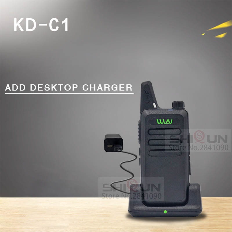 1PC WLN KD-C1 Mini Walkie Talkie UHF Two Way Radio RT22 talki walki WLN ...