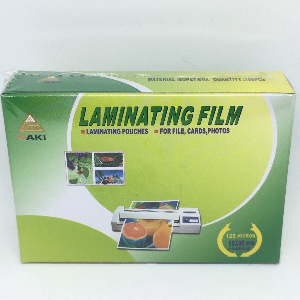 พลาสติกเคลือบบัตร 65x95 mm 125 Mic (เท่าบัตร) - plernkung - ThaiPick