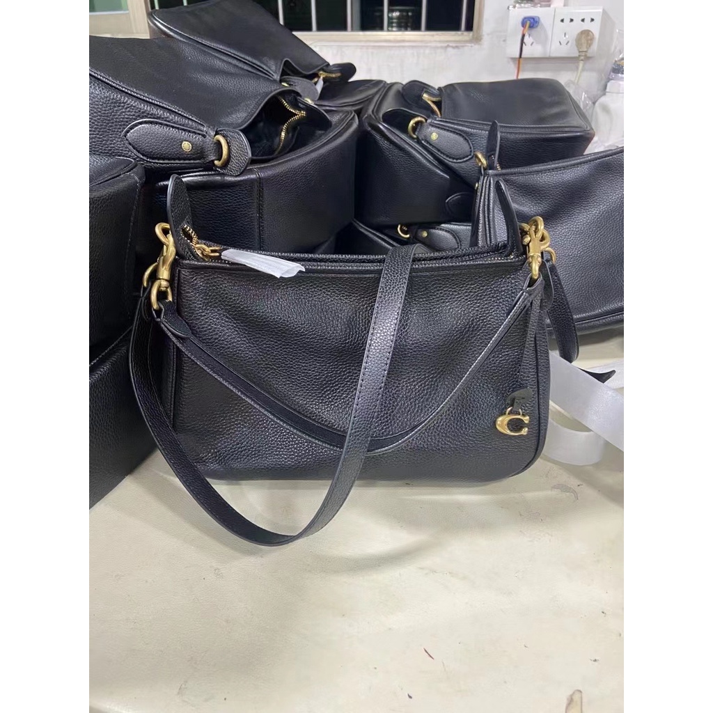 ของแท้100 Coach CC437 CC438 แคนวาสโลโก้คลาสสิกสำหรับผู้หญิง CARY ...