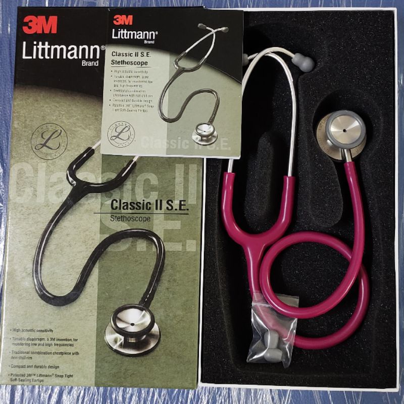 หูฟังแพทย์ ของแท้ Stethoscope 3M Littmann classic II SE - fasai1017 ...