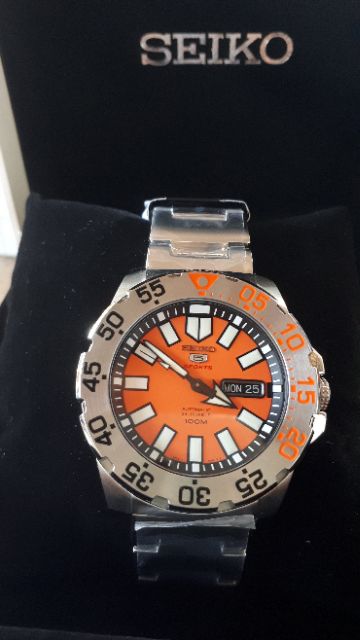SEIKO MINI MONSTER ORANGE SNZF49K1 - kubota3535 - ThaiPick