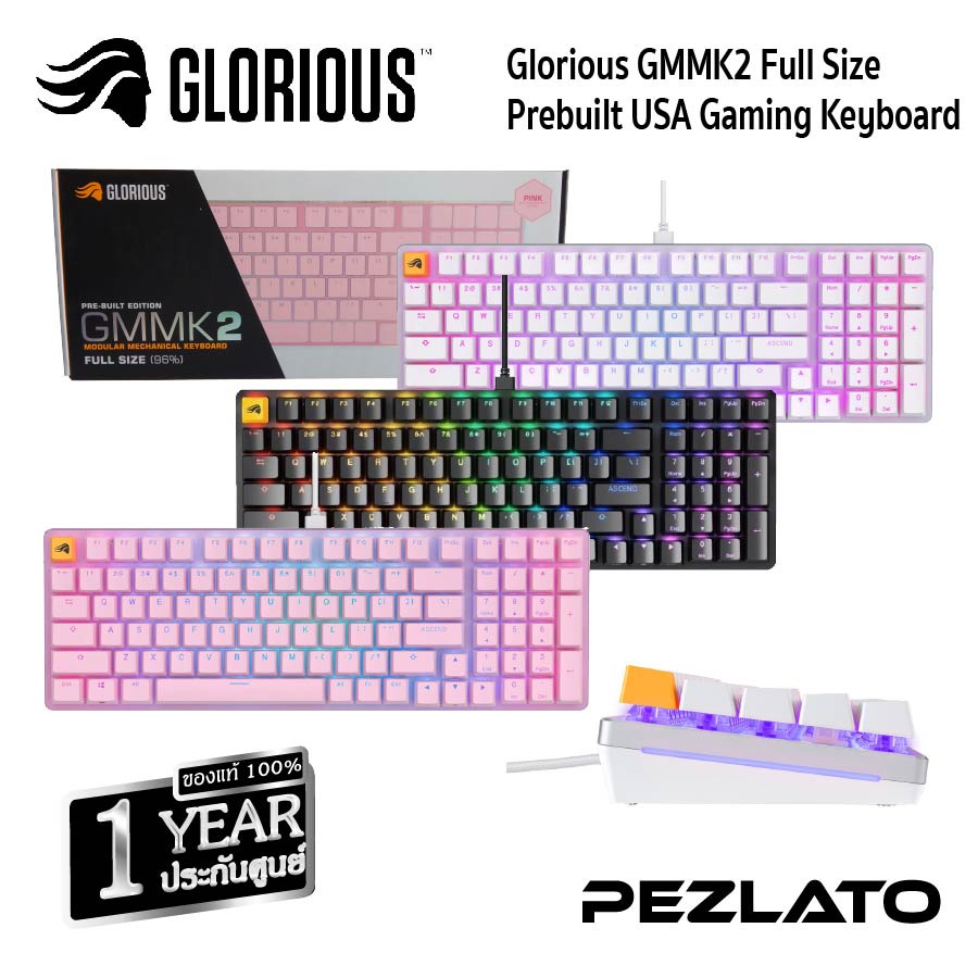 Glorious GMMK2 Full Size Prebuilt USA Gaming Keyboard - gy0f73ggfd ...