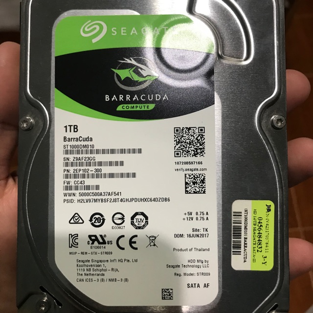 Seagate Barracuda 1TB - mildp3 - ThaiPick