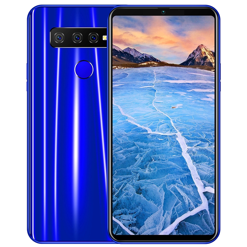 S18 สมาร์ทโฟน 6.1 นิ้วแบบเต็มหน้าจอ True ลายนิ้วมือ 4 Core 3G โทรศัพท์ ...