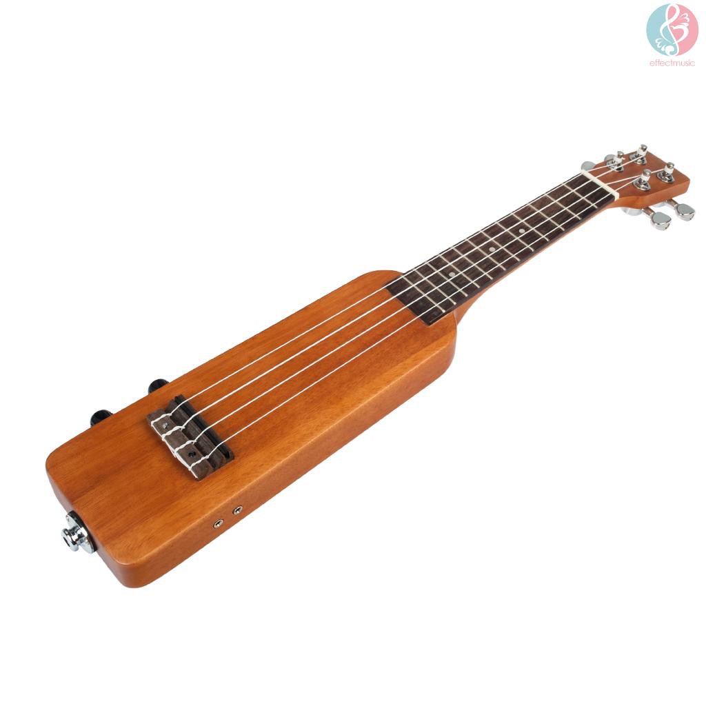 EM Creative Bottle Shape 21 Inch Solid Wood Okoume Electric Ukulele ...