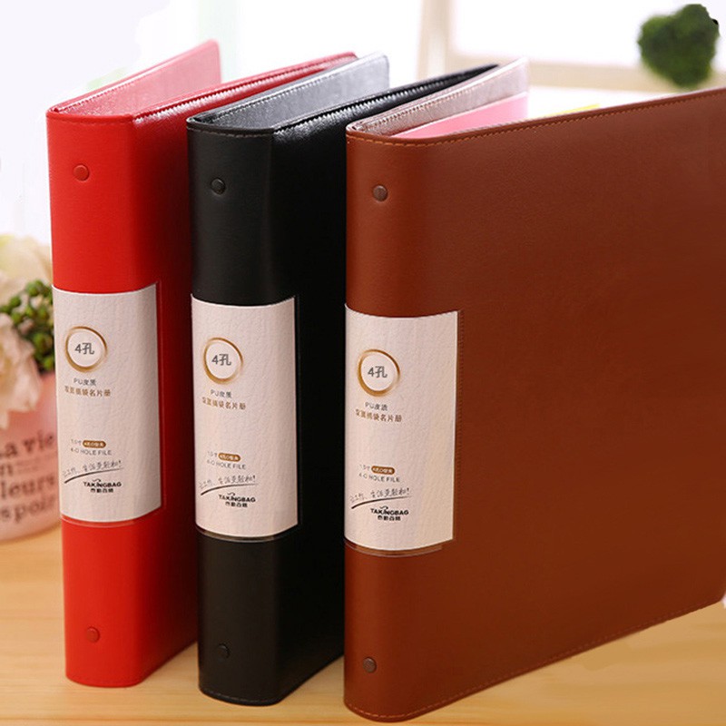 West The 100 Pages Punch Loose-Leaflet Style Folder a4 Lance Binder ...