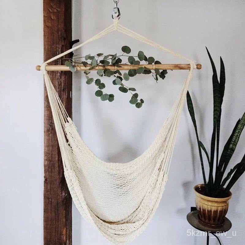 Hammock Garden Hang Lazy Chair Swinging Indoor Outdoor Furniture Mesh ...