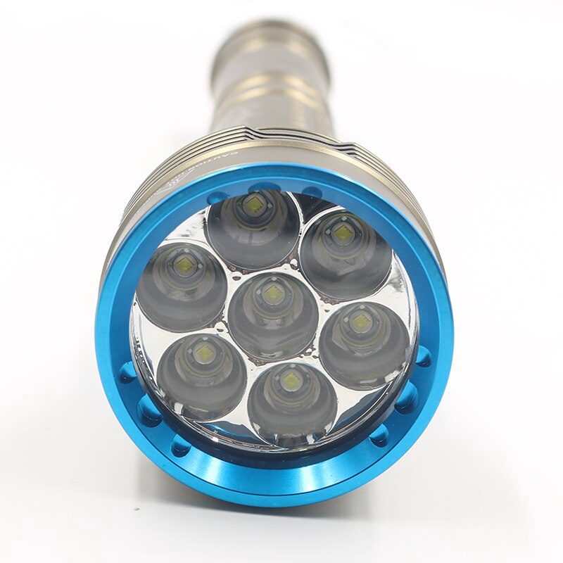 Dx 7 ไฟฉายดําน้ํา Super Bright Xml T 6 7 Led 13000 Lumens กันน้ํา 100 ...