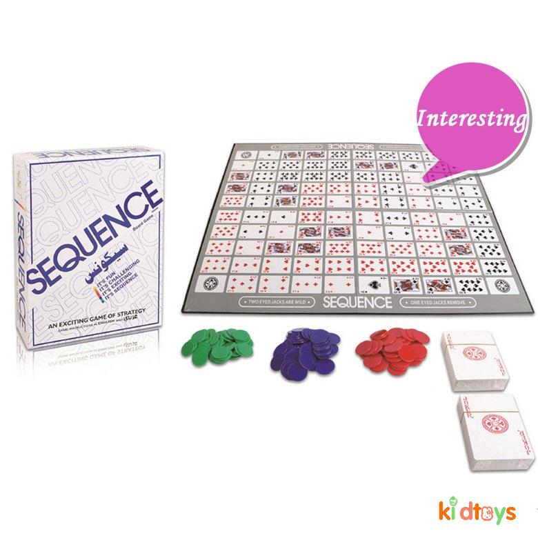 เกมการ์ด sequence game ของเล่นสําหรับเด็ก RytJ - x4am_br2oa - ThaiPick