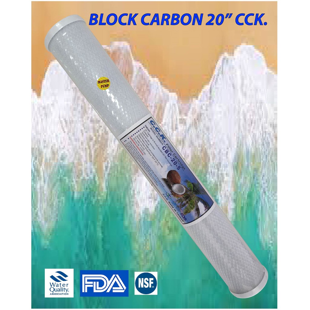 ไส้กรอง BLOCK CARBON 20 นิ้ว Carbon Block 20" | Shopee Thailand