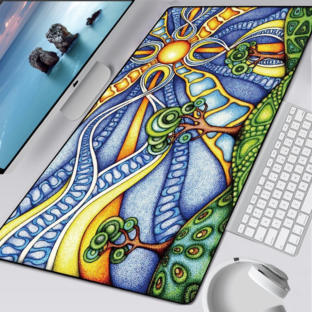 Large Office Grande Gaming Mousepad Computer Anti-slip Pad Carpet XXL ...