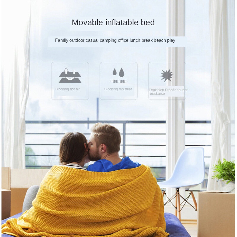 ที่นอนเป่าลม ที่นอนปิคนิคขนาดเตียงเดี่ยว 1917322ซม Inflatable Single ...
