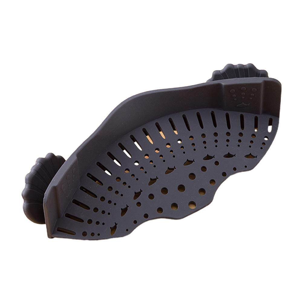 1pcs Silicone Food Strainers Heat Resistant Clip On Strain Strainer ...