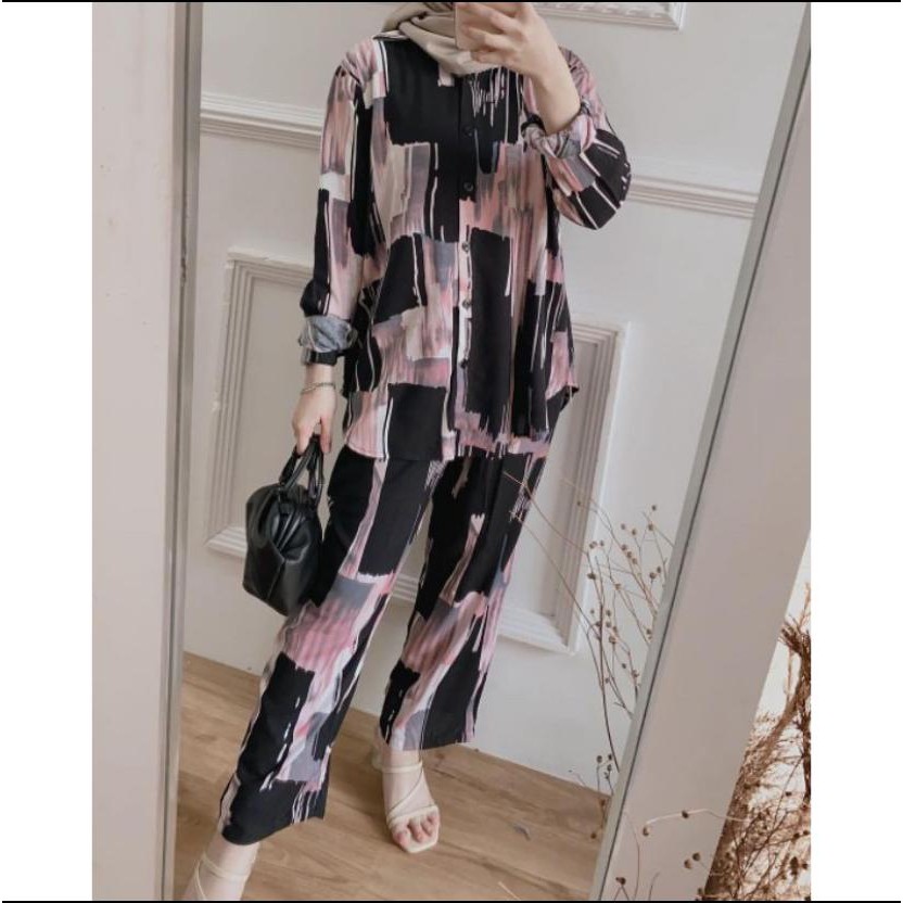 ชุดเสื้อผ้า BELLE ONE SET RAYON DAILY ONE 6.6 แบรนด์สําหรับผู้หญิง ...