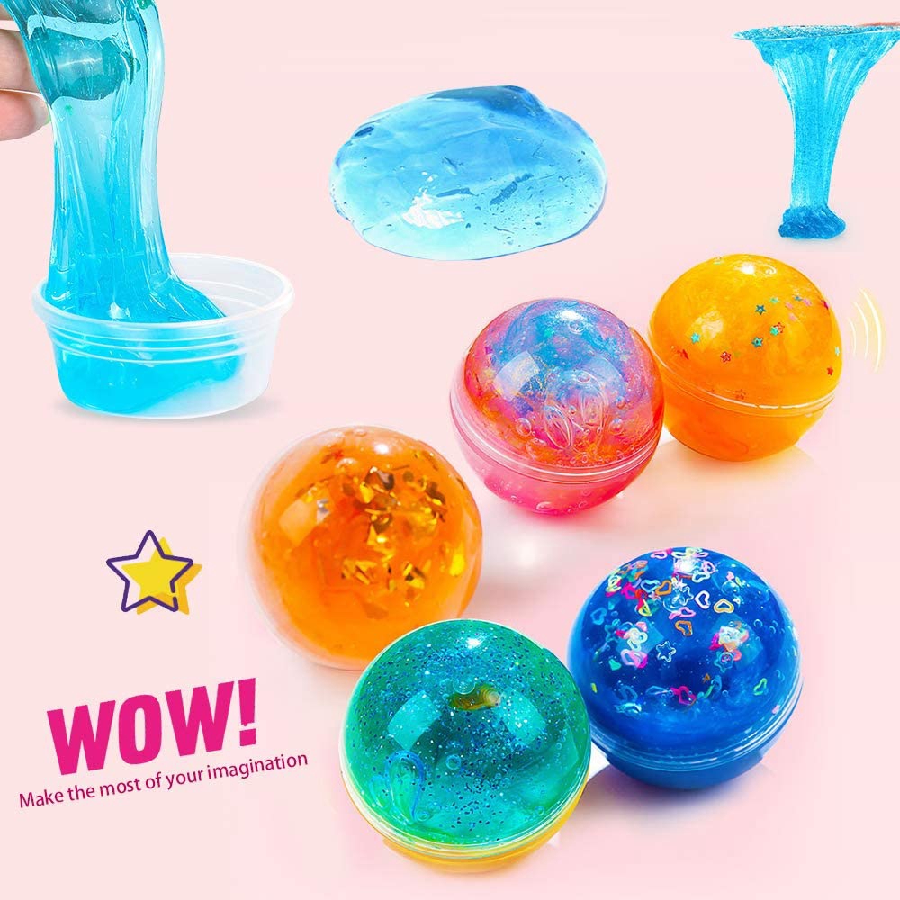Unicorn Clay Slime Kits DIY Slime Kit For Girls Boys Ultimate Glow ...