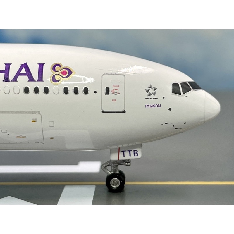 โมเดลเครื่องบิน 1400 Thai Airways B777-300ER HS-TTB (THEPARAT เทพราช) 11678 - toystudio - ThaiPick