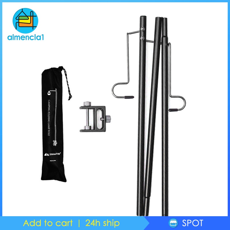 [ALMENCLA1] Outdoor Camping Folding Lamp Post Pole Hanging Lights ...