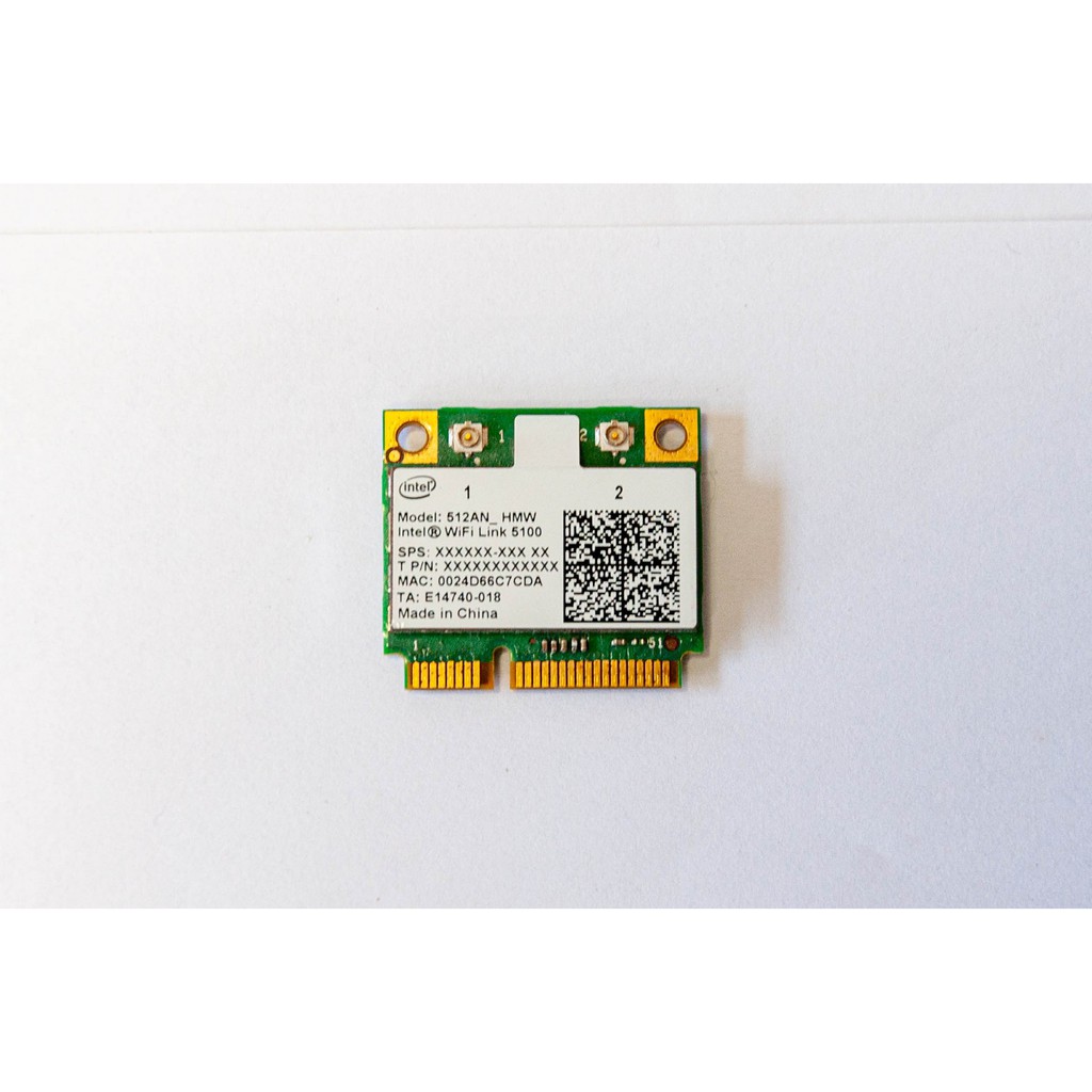 การ์ด WiFi Notebook - Half Mini PCI Express Dual Band (2.4G + 5.0G) มือ ...