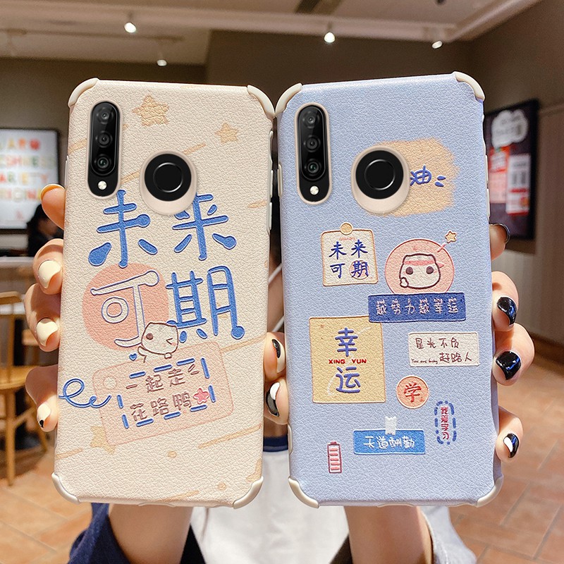 Huawei เคสโทรศัพท์ซิลิโคน สำหรับnova4Emar-al00นุ่มnove4Eลายการ์ตูนNVสี่ ...