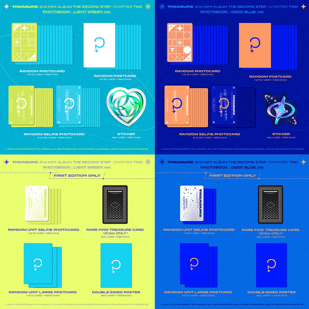 (YG Select POB) TREASURE - 2nd Mini Album Second Step Chapter Two ...