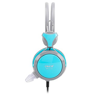 หูฟัง OKER SM-712 (Blue) | Shopee Thailand
