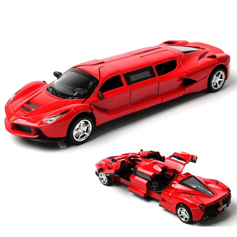 132 Extended Limousine Diecast Alloy Car Model ull Back Car Gifts for ...
