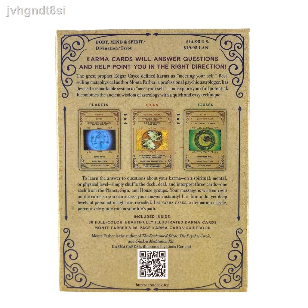 Karma Oracle Cards Leisure Party Table Game Fortune-telling Prophecy ...