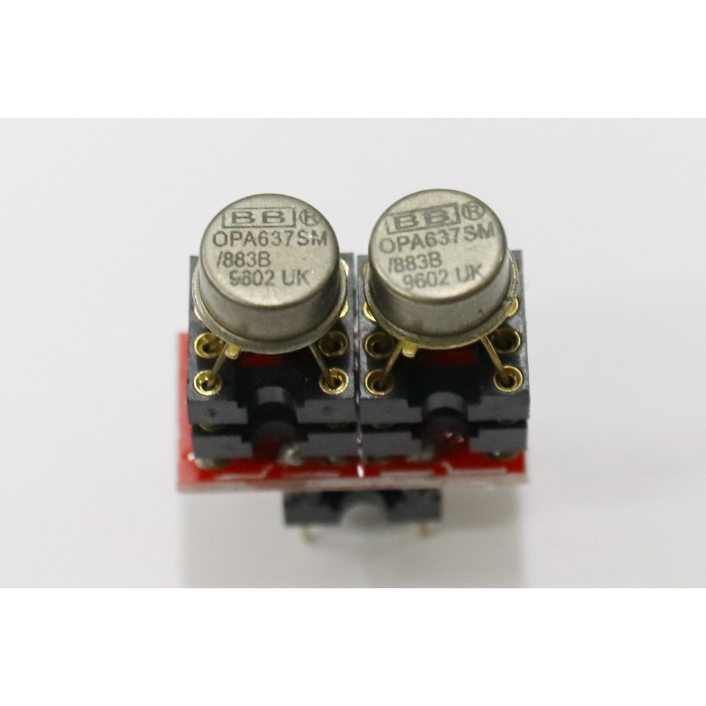 Single OP-AMP ออปแอมป์ OPA637SM883B ตัวถังเหล็ก ผลิตที่ U.K.(ขายเป็นเซ็ต ออปแอมป์2ตัวตัวแปลง ...