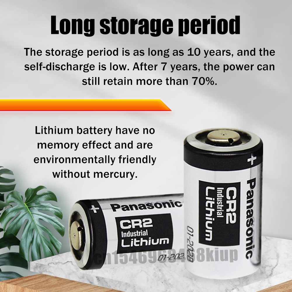 พานาโซนิคanasonic CR2 CR15H270 DLCR2 ELCR2 3V 850mAh Lithium Battery For Digital Camera ...