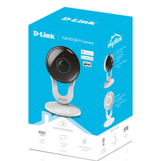 D-Link INTERNET CAMERA DCS-8300LH FULL HD 137 WIDE ANGLE WI-FI CAMERA ...