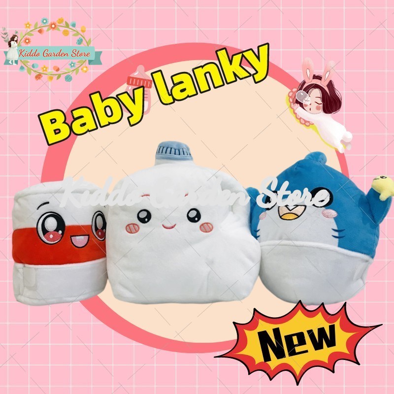 wLankybox Plush Toys Singing Milky Baby Canny Baby Thicc Shark Plushie ...