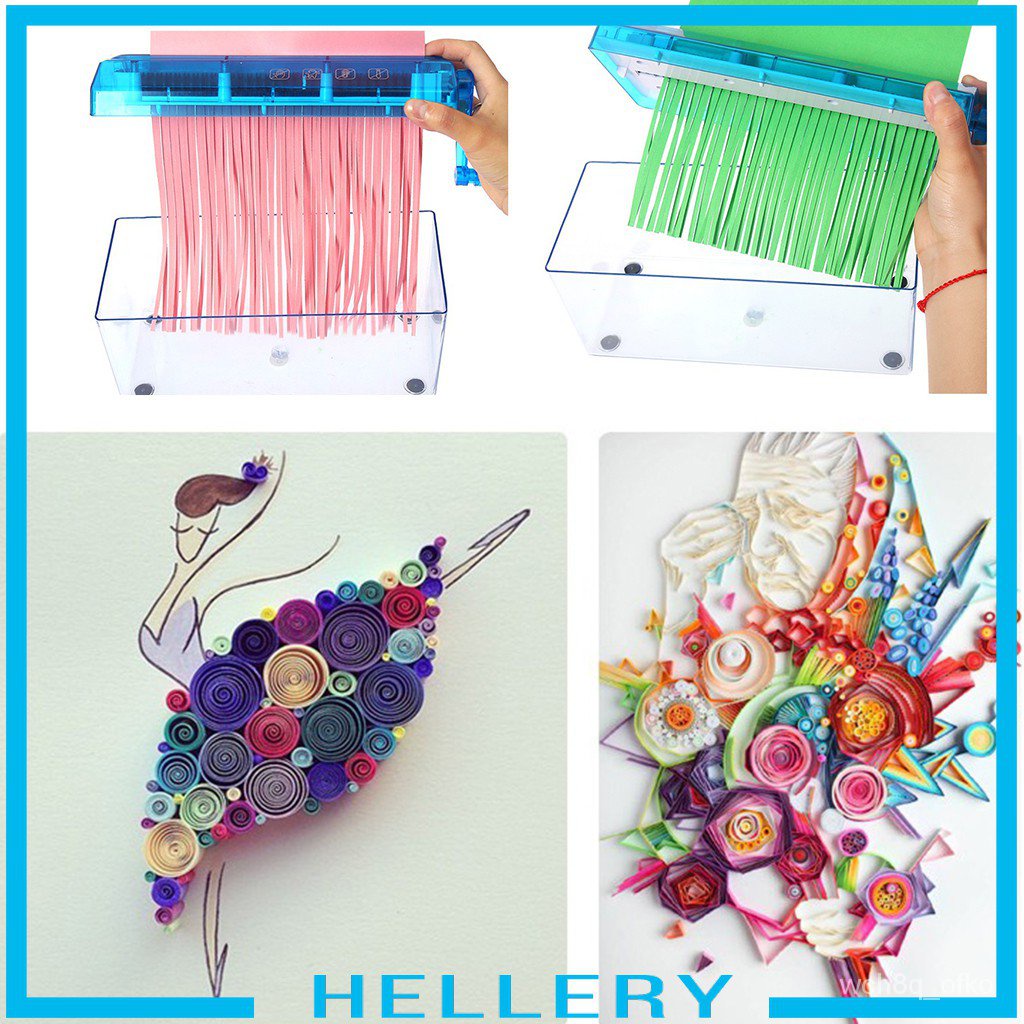helleryMY Practical Small Desktop Manual Paper Shredder Hand Cutting ...