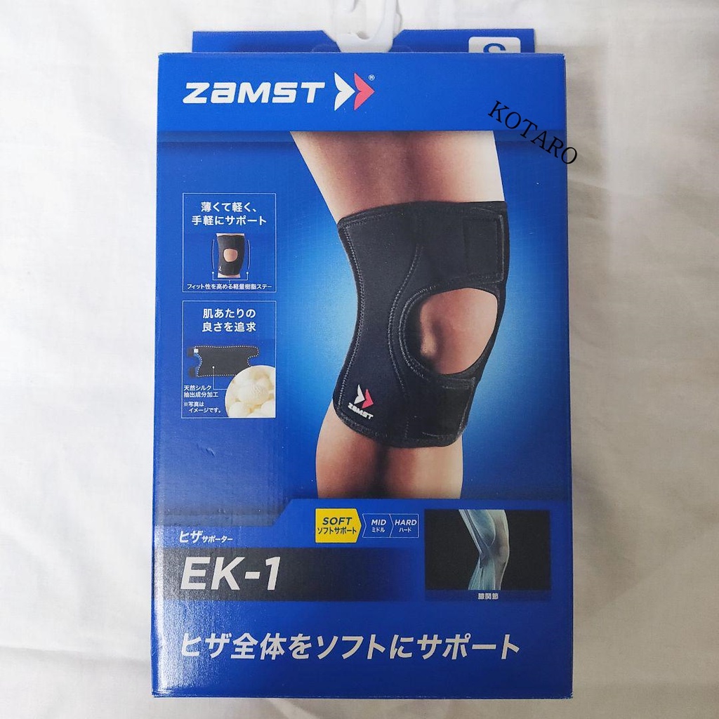 ZAMST EK-1 Knee supporter for both left and right Soft support / thinness is important | Shopee ...