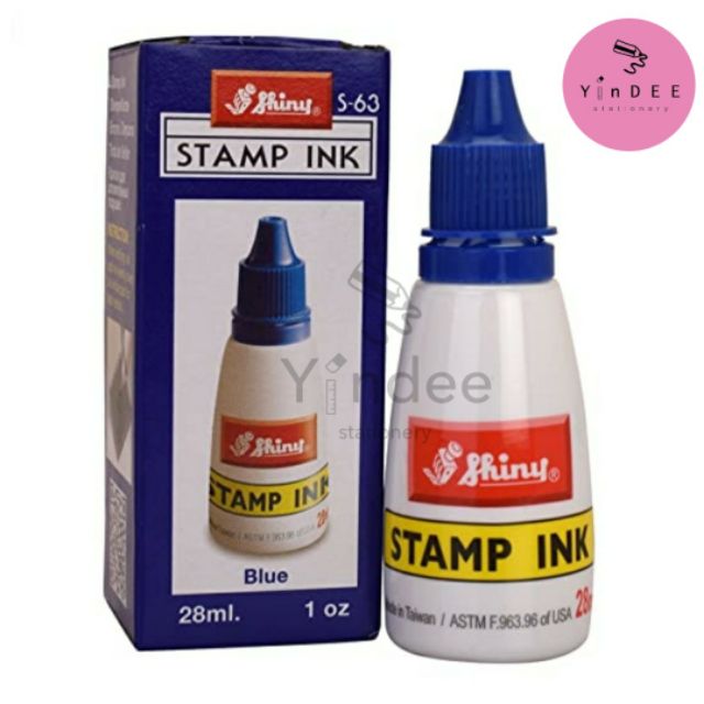 SHINY น้ำหมึกเติมตรายาง หมึกในตัว Shiny 28 ml | Shopee Thailand