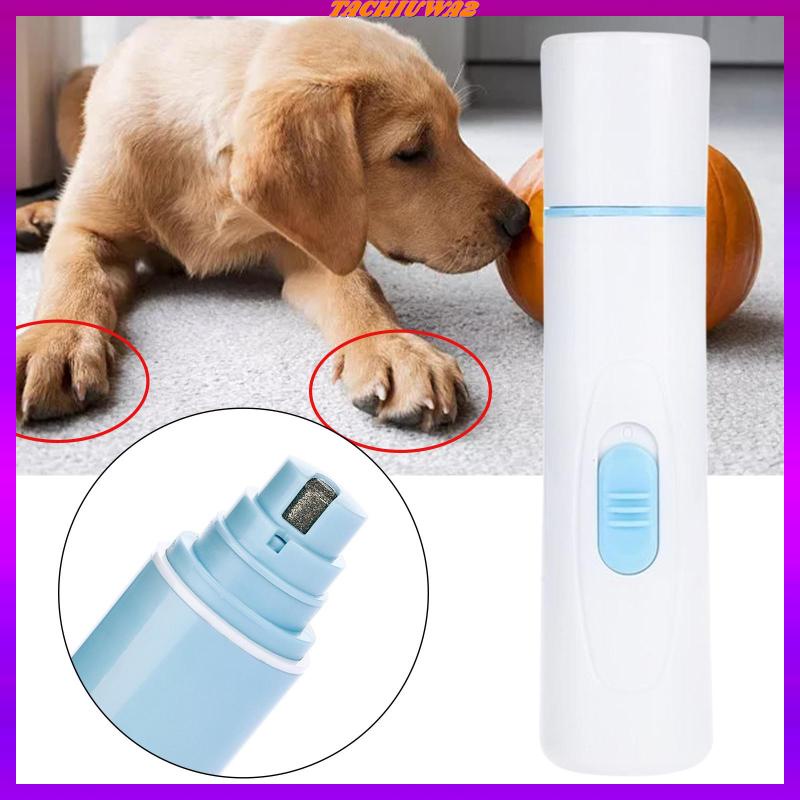 Dog Nail Grinder Paws Grooming Smoothing Battery Operated Trimmer Quiet ...