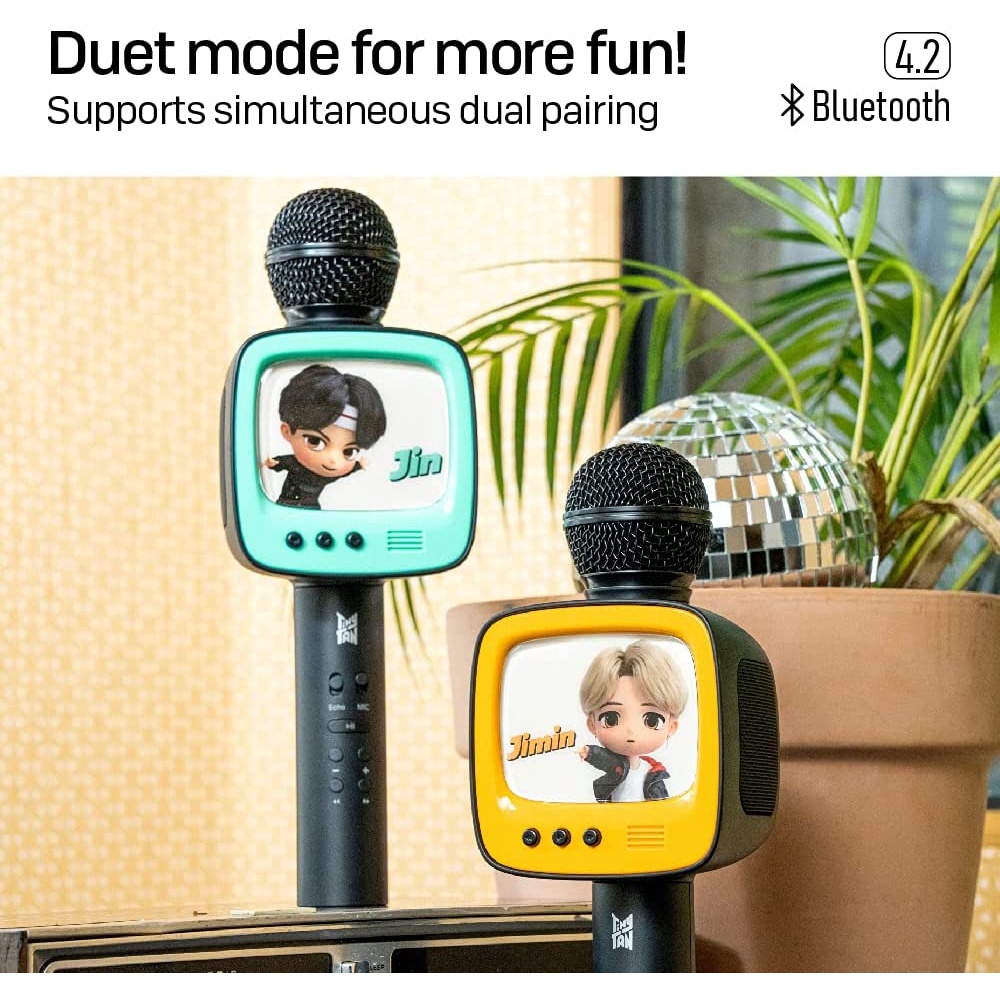 BTS Official TinyTAN Bluetooth Microphone Wireless Karaoke - spsr5yr1io ...