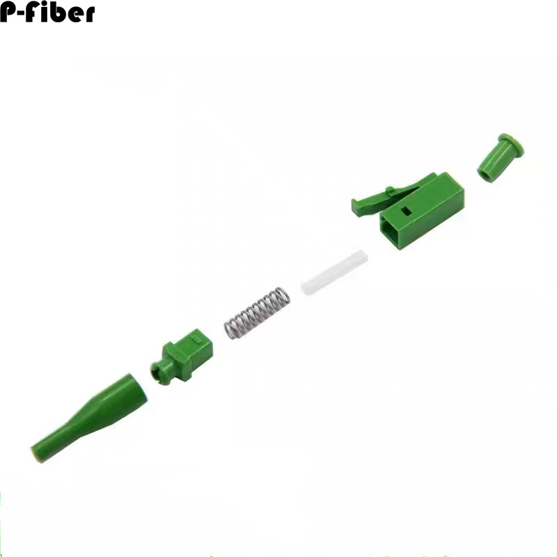 200pcs OM5 LC optical fiber connector kit OM3 OM4 0.9mm single core SX ...